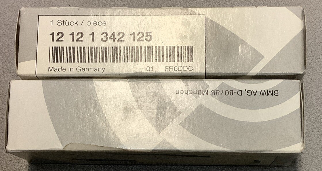 Genuine BMW Spark Plug FR6DDC Part Number - 12121342125 (B225) | eBay