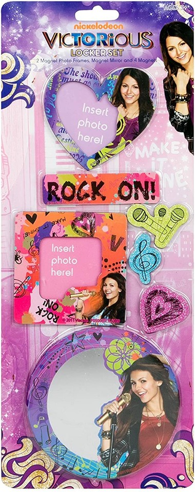 Nickelodeon VicTorious Locker Set 2 Photo Frame 1 Mirror Magnet Bonus 4 ...