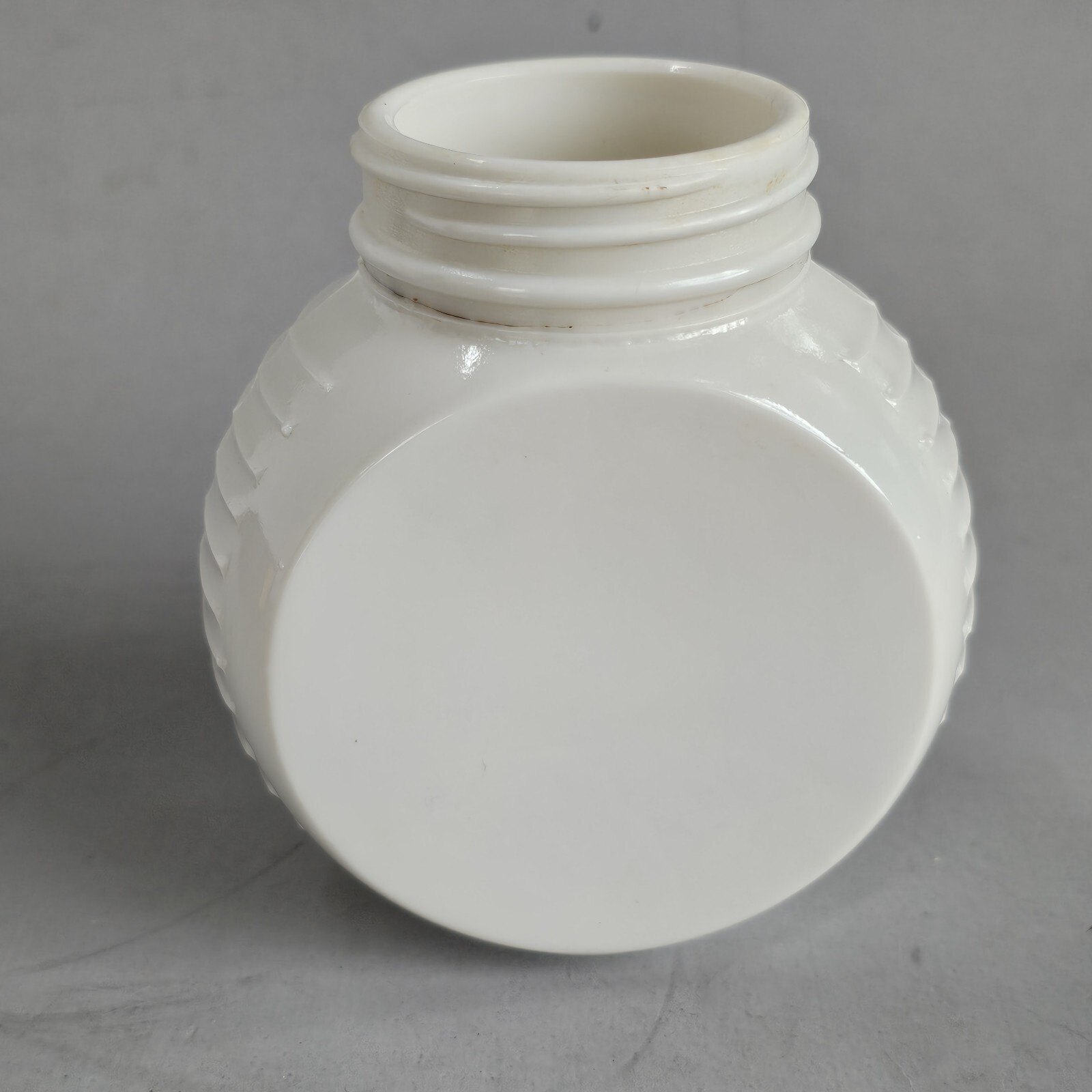 Vintage Milk Glass Shaker Jar Uranium Uv Reactive | eBay