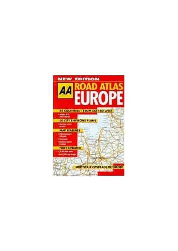 Road Atlas Europe (AA Atlases) by Automobile Association Paperback Book ...