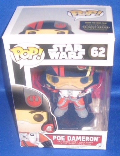 FUNKO POP MOVIE STAR WARS THE FORCE AWAKENS POE DAMERON VINYL ...