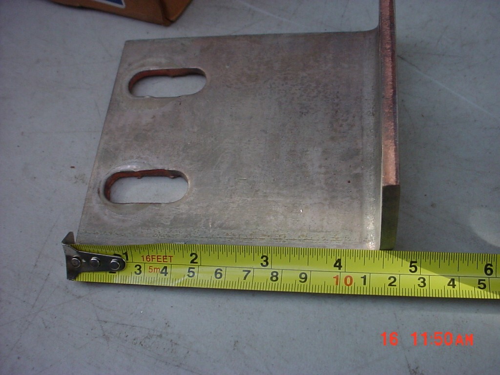 SOLID COPPER BUSS BAR Plate 2+" x 4" and 1/4" thick | eBay