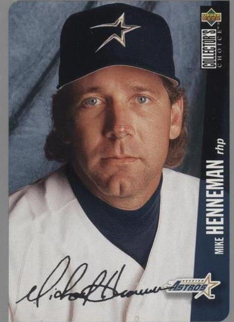 1996 Upper Deck Collector's Choice - Mike Henneman #162 Silver Foil ...