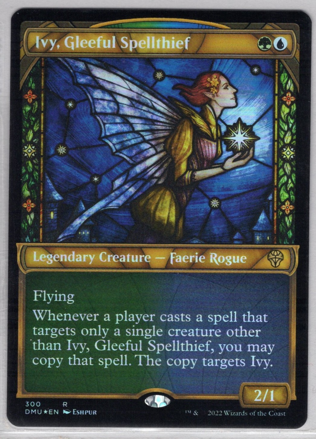 1x Ivy, Gleeful Spellthief *Showcase Foil* - Dominaria United - Near ...
