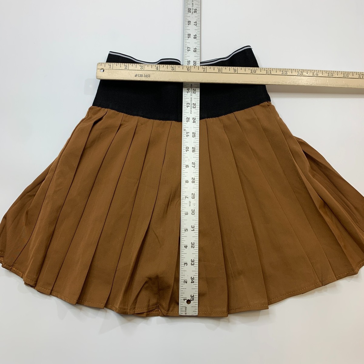 Alexander Wang Mini Skirt Womens 0-2 Brown Black Logo Alexander Wang Mini Skirt Womens 0-2 Brown Black Logo