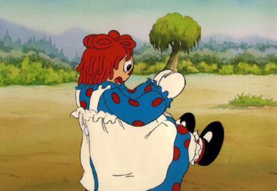 Jeff Hall, Raggedy Ann Jumping, Production Cel | eBay UK