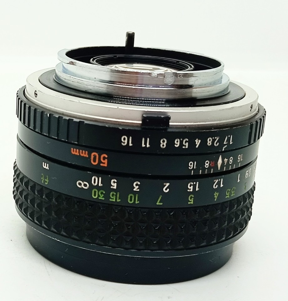 [Exc+5] Minolta SRT 101 SLR Film Camera Black / MC ROKKOR PF 50mm f/1.7 ...