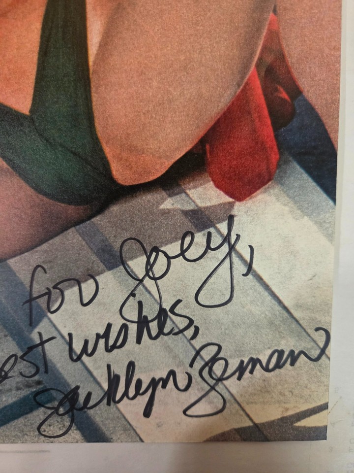 Jacklyn Zeman signed autographed Green Swimsuit photo Legs Wide Open ...