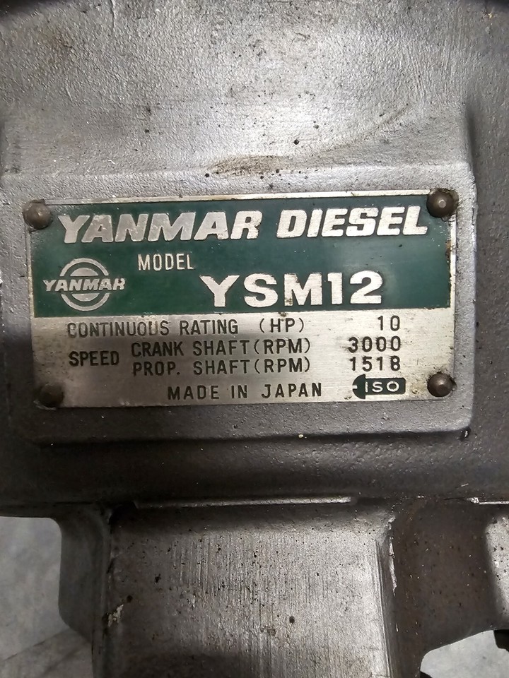 YANMAR DIESEL YSM12 Tranmission | eBay