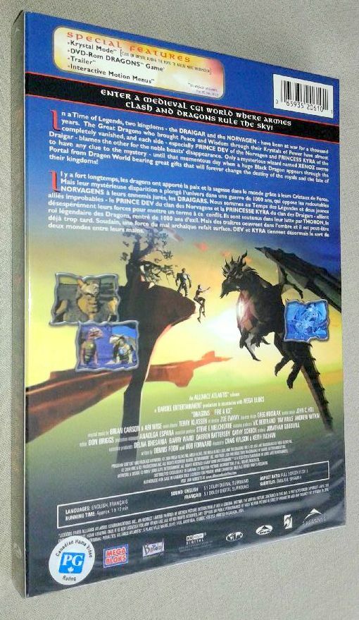 DRAGONS:FIRE & ICE -DVD FACTORY SEALED- (TELETOON) | eBay