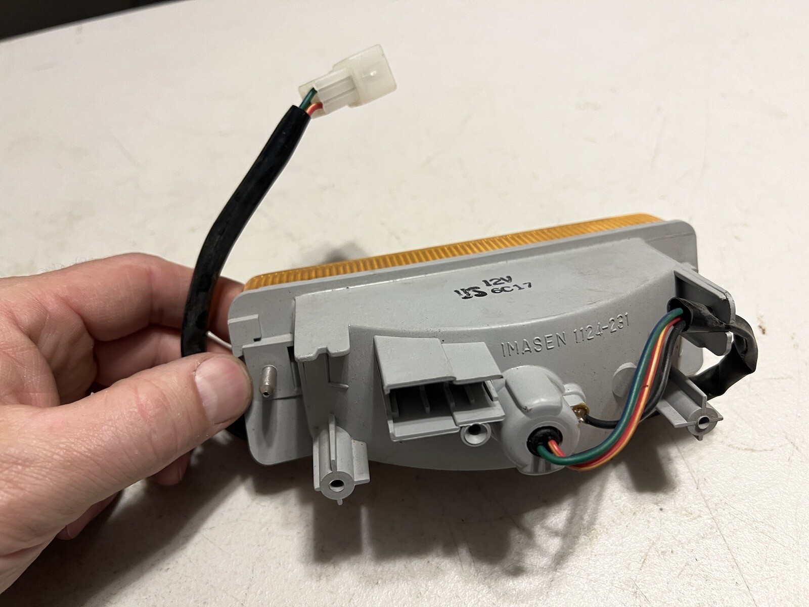 NOS 1985 1986 DODGE D50 MIGHTY MAX PICKUP LEFT DRIVER SIGNAL LIGHT 1124 ...