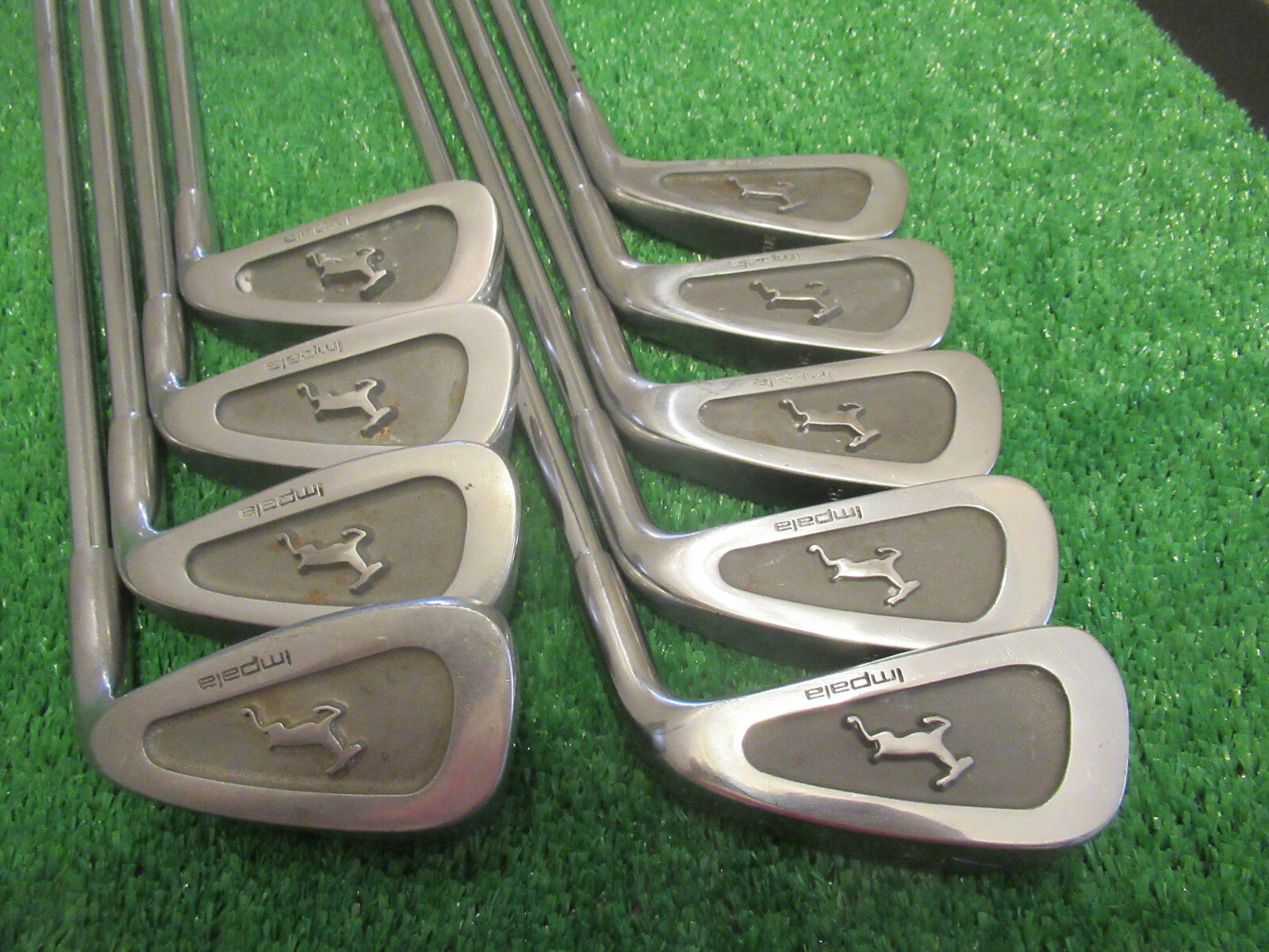 LYNX IMPALA IRON SET 3-PW SW GOLF CLUBS ORIGINAL REGULAR FLEX STEEL ...