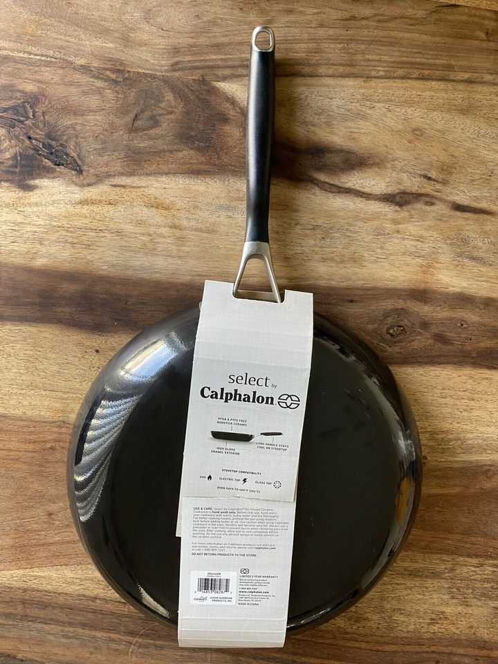 Select by Calphalon 12" Oil Infused Ceramic Fry Pan | eBay