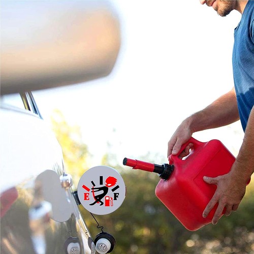 High Gas Consumption Decal Funny Laptop Fuel Gage Gas tank Bumper ...