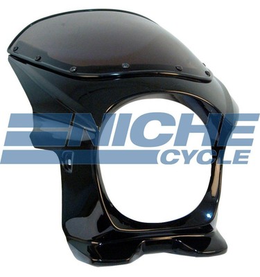 Venom MK II Cafe Racer Drag Race Fairing Windshield Fits 7" Round ...