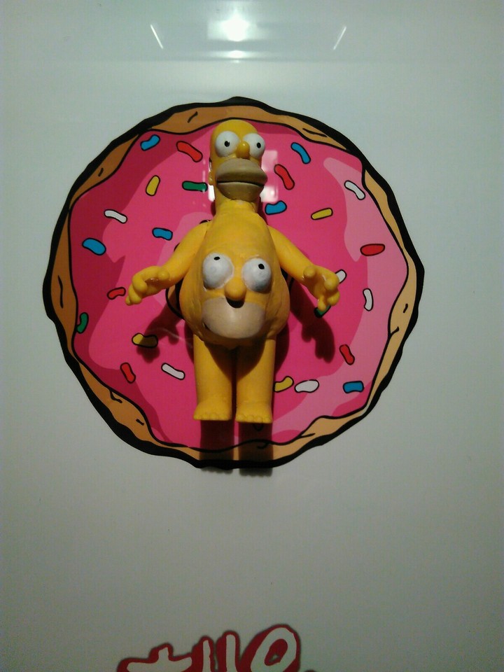 SIMPSONS DOUBLE HOMER WIZARD SKULL PANDA PROPAGANDA PROTOTYPE BOOTLEG ...