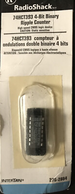 74HCT393 4 Bit Binary Ripple Counter - Radio Shack surplus | eBay