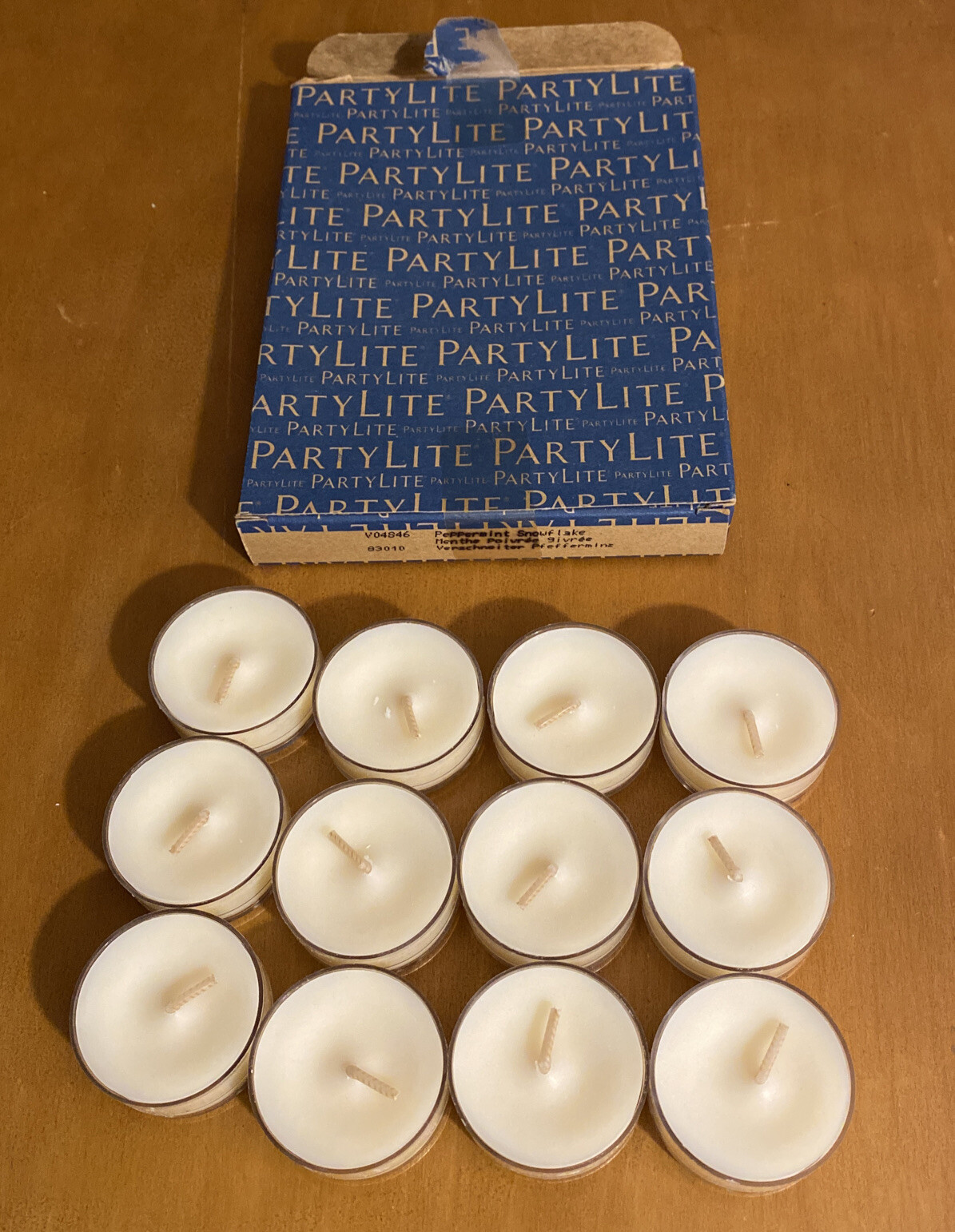 Partylite Universal Tealight Peppermint Snowflake V04846 | eBay
