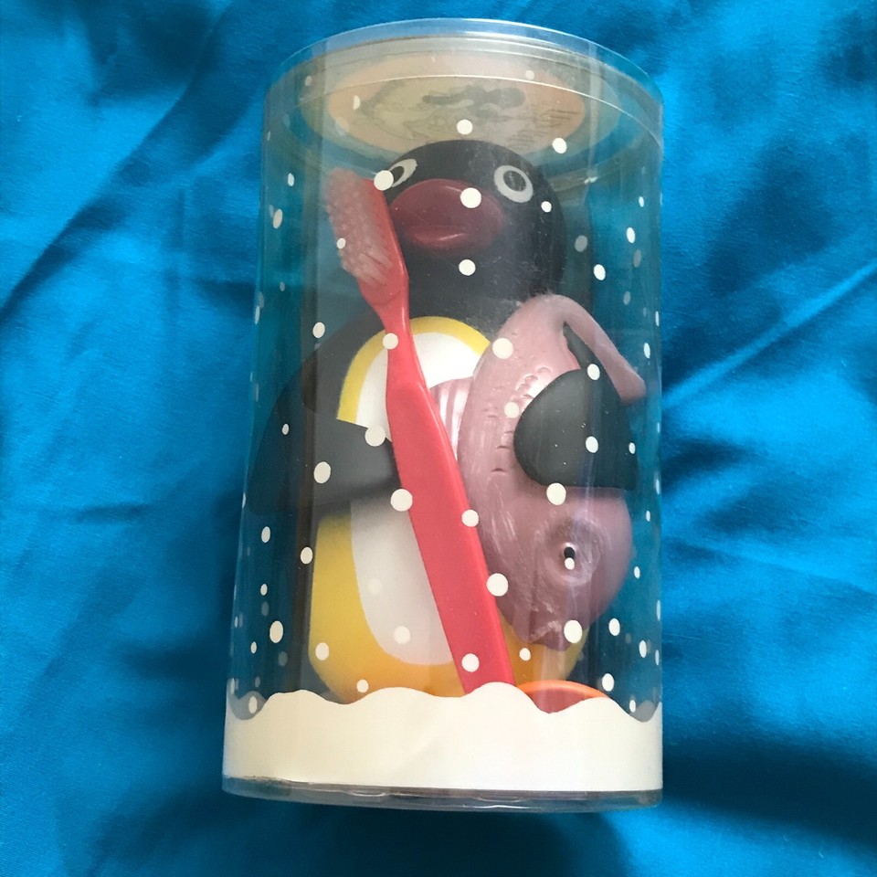 PINGU TOOTHBRUSH HOLDER PLUS HAPPY FEET HATCHING MUMBLE | eBay UK