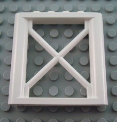 LEGO White 1x6x5 Girder Support Wall | eBay