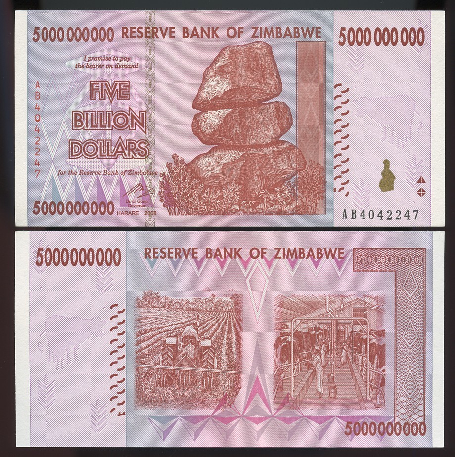 ZIMBABWE $100 trillion billion UNCIRCULATED Banknotes 100% UK TRUSTED ...