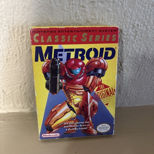 Metroid (Nintendo NES, 1987) Yellow Label Classic Series CIB Complete ...