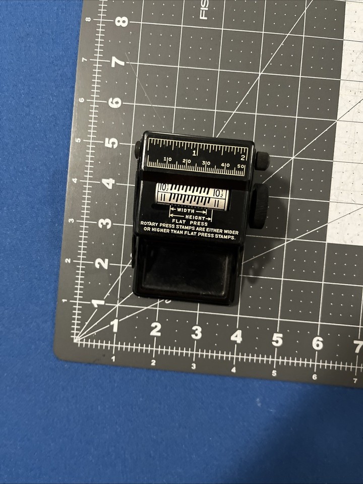 Roto-Gage Imperial Products Stamp Collectors Perforation Gauge - Base ...