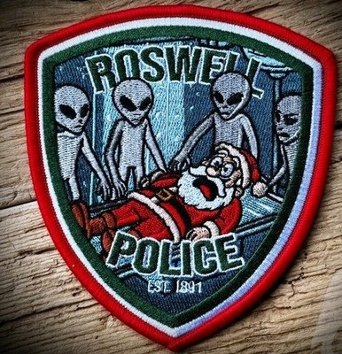 Patch ~ NEW MEXICO NM ROSWELL 🛸 👾 POLICE VERY LIMITED V12 | eBay