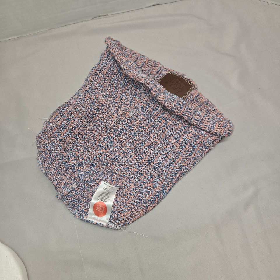 Love your melon beanie-multicolor pink Euc | eBay