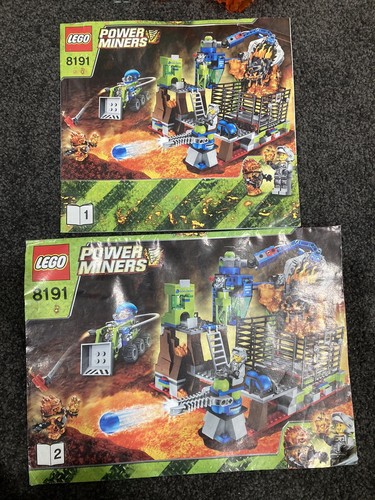 Lego 8191 Power Miners Lavatraz, Complete, Great cond. & instructions ...
