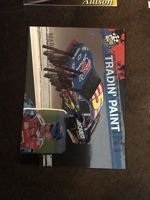 Signed Trading Card Mark Martin Nascar Autographed | eBay