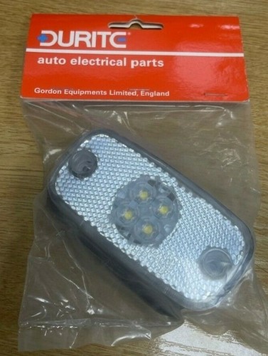DURITE Clear LED Front Marker Lamp x2 - 24v 0-169-50 - #NS | eBay