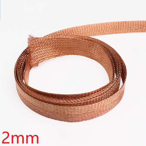 Width 2mm Shielded Copper Braided Expandable Sleeve Cable Wire Sheath ...