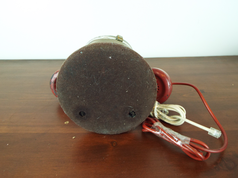 Antique Western Electric 102 B1 Oval Rotary Telephone Factory Red Made ...