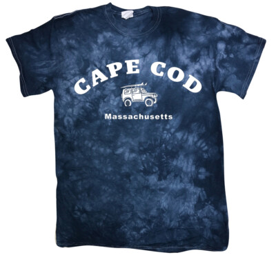 Men's Tie Dye T-shirt Funny Cape Cod MA Souvenir Tee Shirt Gifts ...