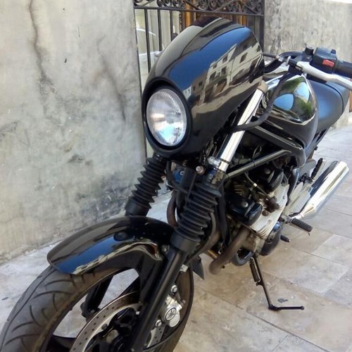 Gloss Black Headlight Cowl Fairing Mask For Harley Sportster FX Dyna XL ...