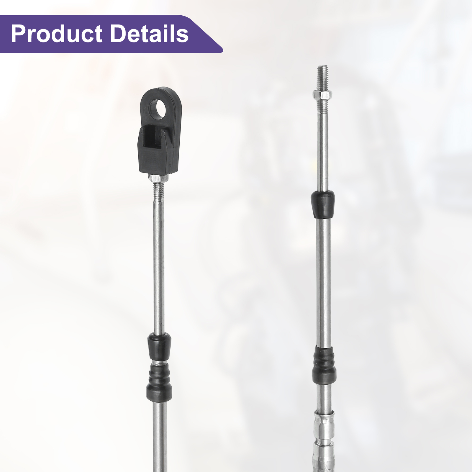 2 Pcs 700cm 24FT 33C/3300 Câble de commande des gaz pour bateau marin ...