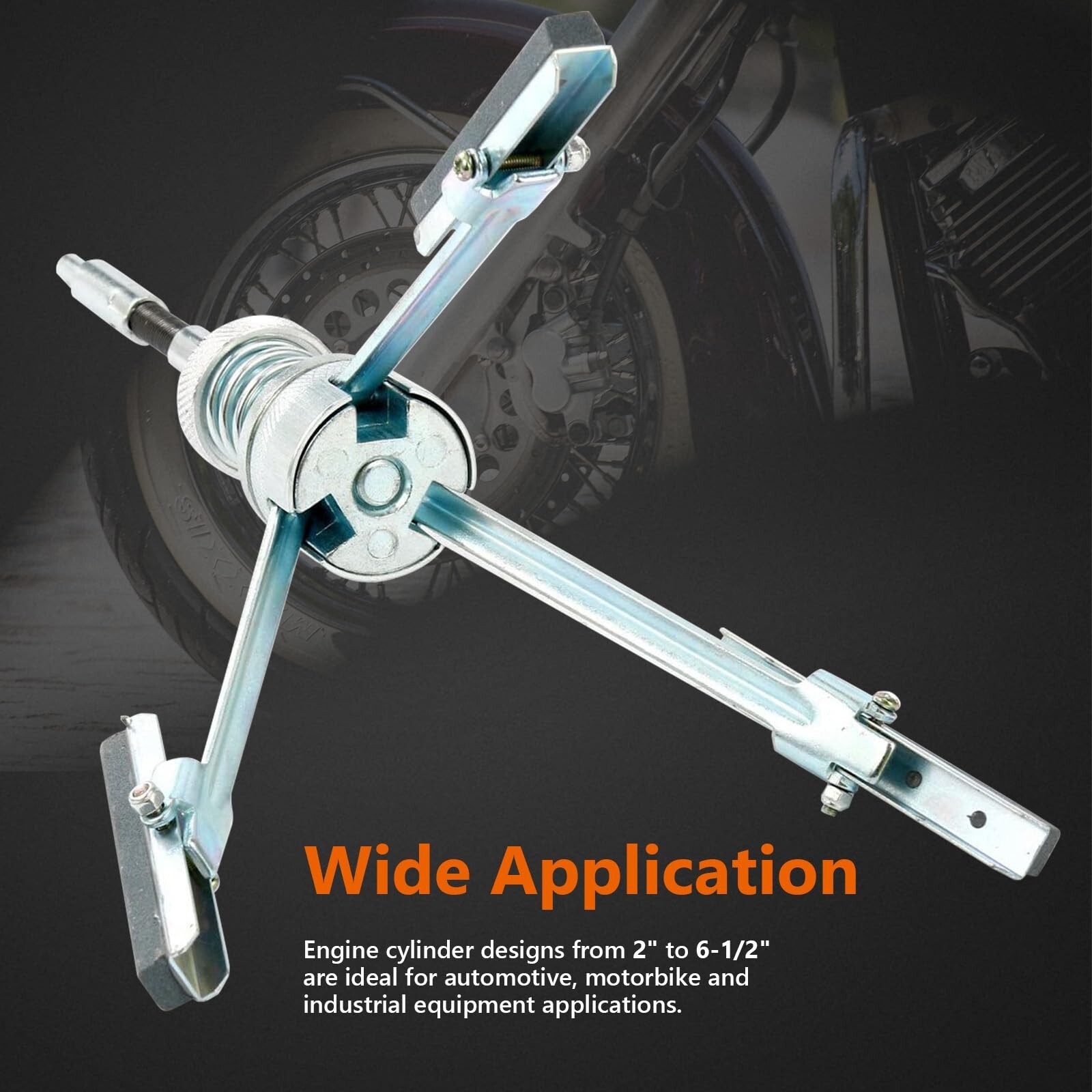 Car Engine Brake Cylinder Hone Flex Shaft Bore Honing Tool 2"-6-1/2 ...