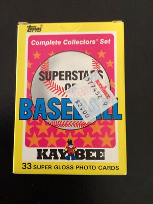 1989 Topps Kaybee Superstars Of Baseball Collectors Series Complete Set ...