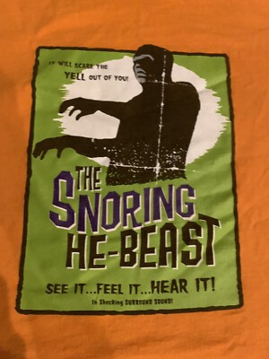 The Snoring He Beast, Halloween It's The Thing Monster Orange Tee T ...