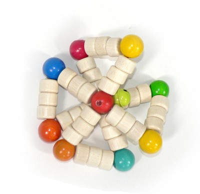 Baby Toy Motor Skills Rattle Ball Blue 80x80x80mm NEW Rattle | eBay