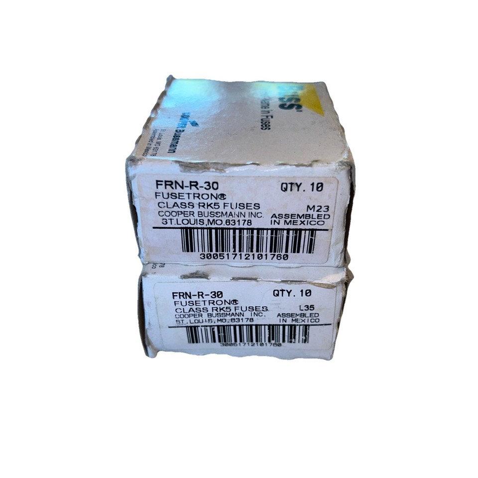 *LOT OF 13* Bussmann FRN-R 30 Fusetron Fuse 250 V. NEW! FREE SHIPPING ...