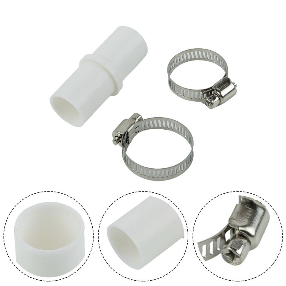 Silver Connectors Water Pipe Drain Hose Connectors For Washing Machine ...