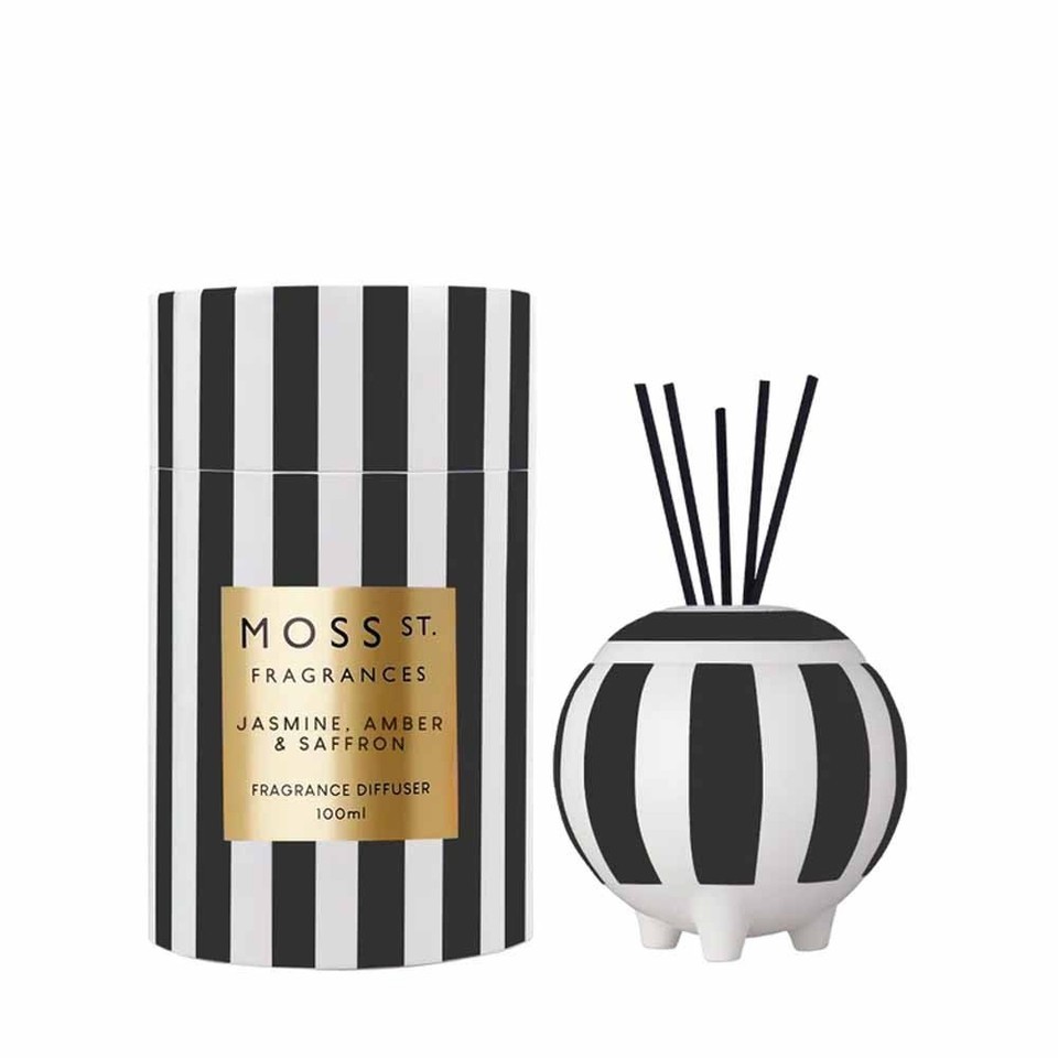 Moss St Fragrances Diffuser: Jasmine, Amber & Saffron. 350ml | eBay UK