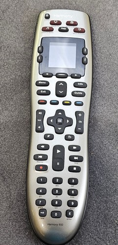 Logitech Harmony 650 Infrared Universal Remote Control Programmable All ...