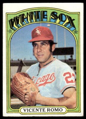 1972 Topps Vicente Romo #499 Chicago White Sox Baseball Card | eBay