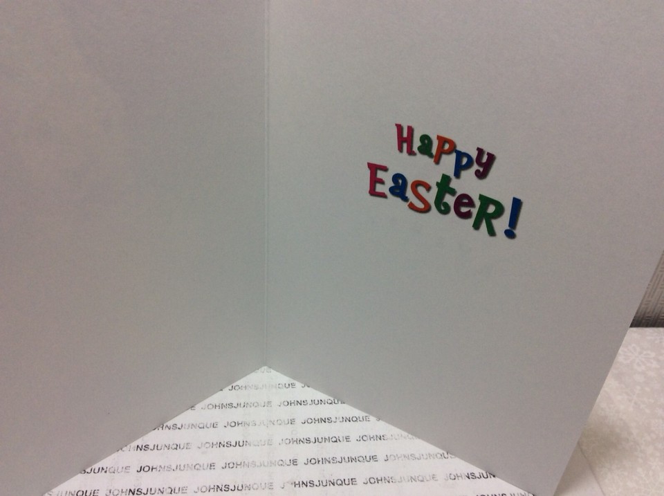 AVANTI EASTER GREETING CARD New w/Envelope "Happy Easter" YELLOW DUCK ...
