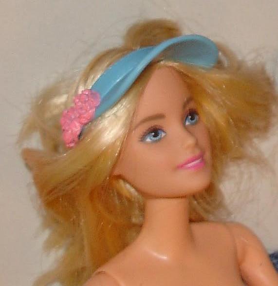 Vintage Barbie doll family hat headwear visor Heart Family California ...