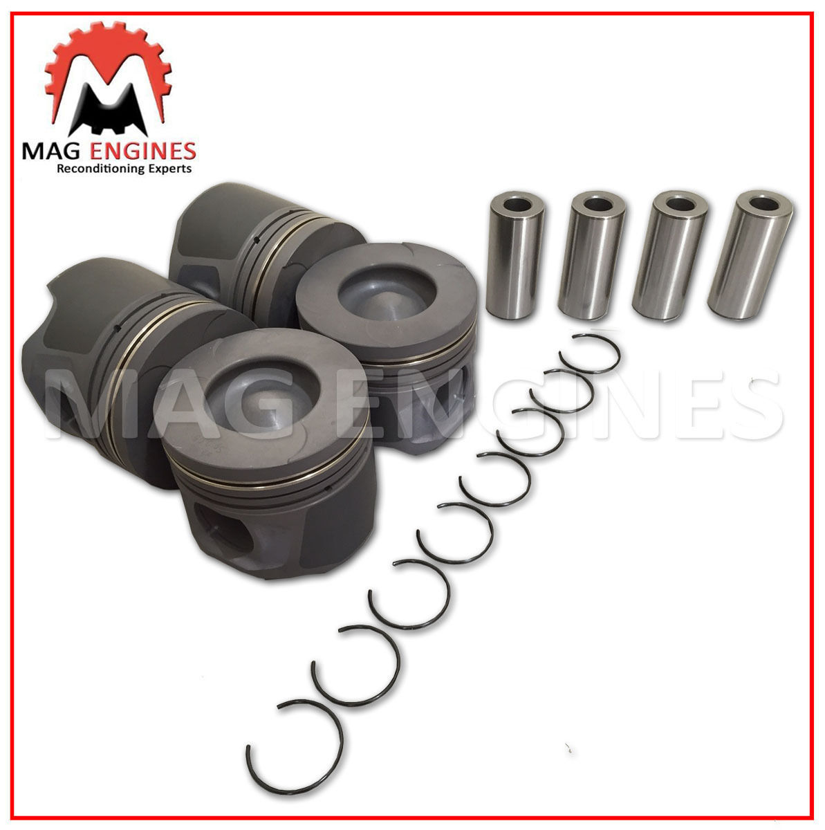 PISTON & RING SET TOYOTA 1KD-FTV D-4D FOR HILUX FORTUNER LC PRADO 3.0 ...