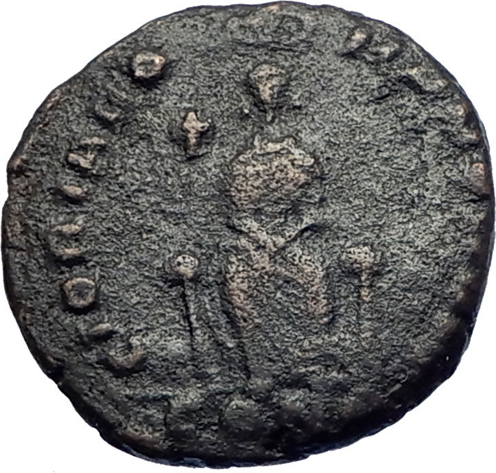 EUDOXIA crowned by manus Dei 400AD Ancient Rare Roman Coin Hand of God ...